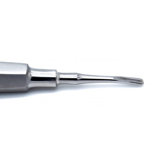 Curved Luxating Elevator 3mm - Dental Instruments - Dental Forceps