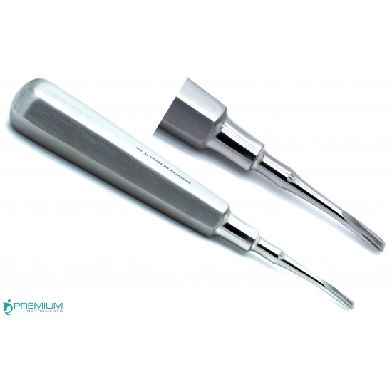 Curved Luxating Elevator 3mm - Dental Instruments - Dental Forceps